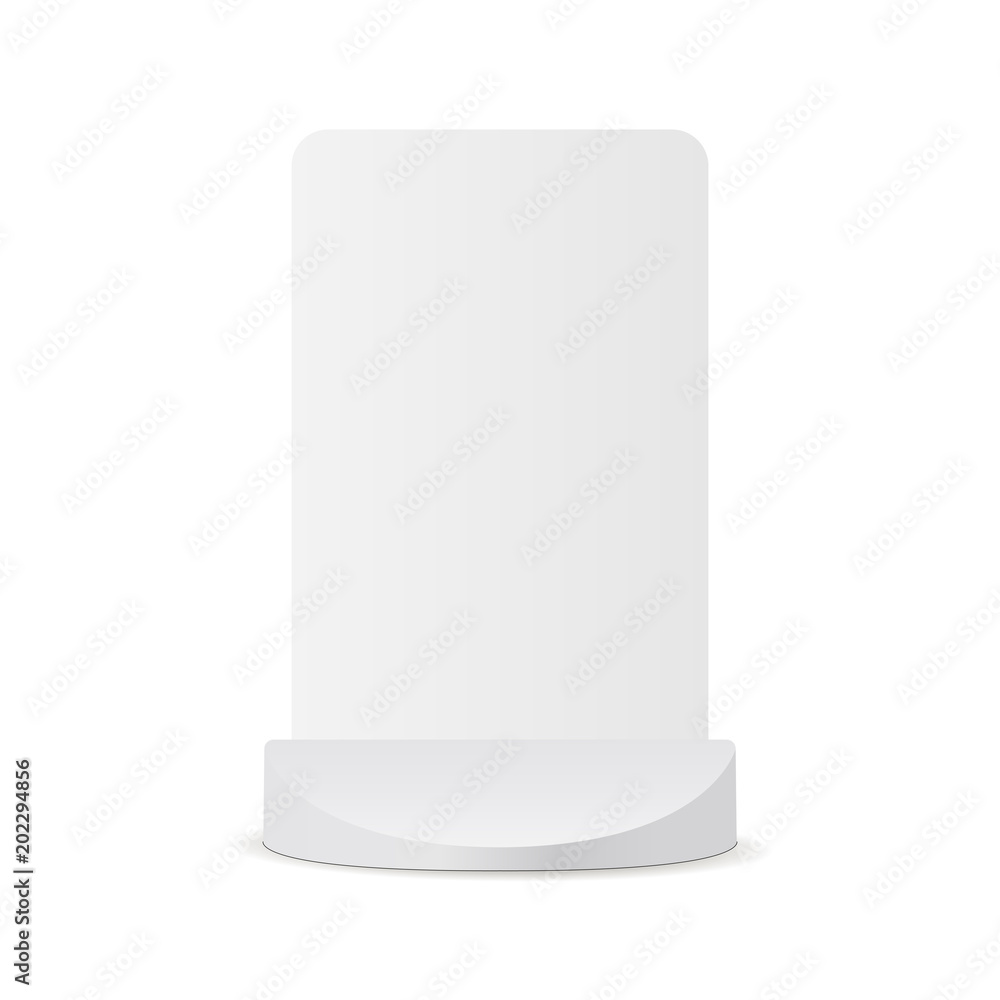 Pavement sign isolated on white background - front view. Vector ...