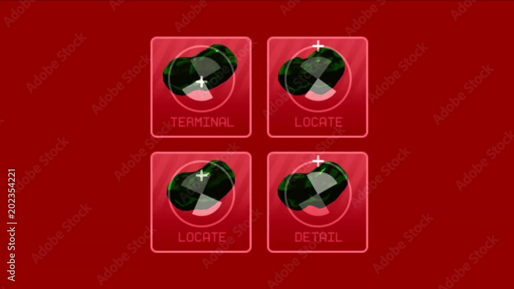 4k Cell detect analysis software biotechnology. Stock Video | Adobe Stock