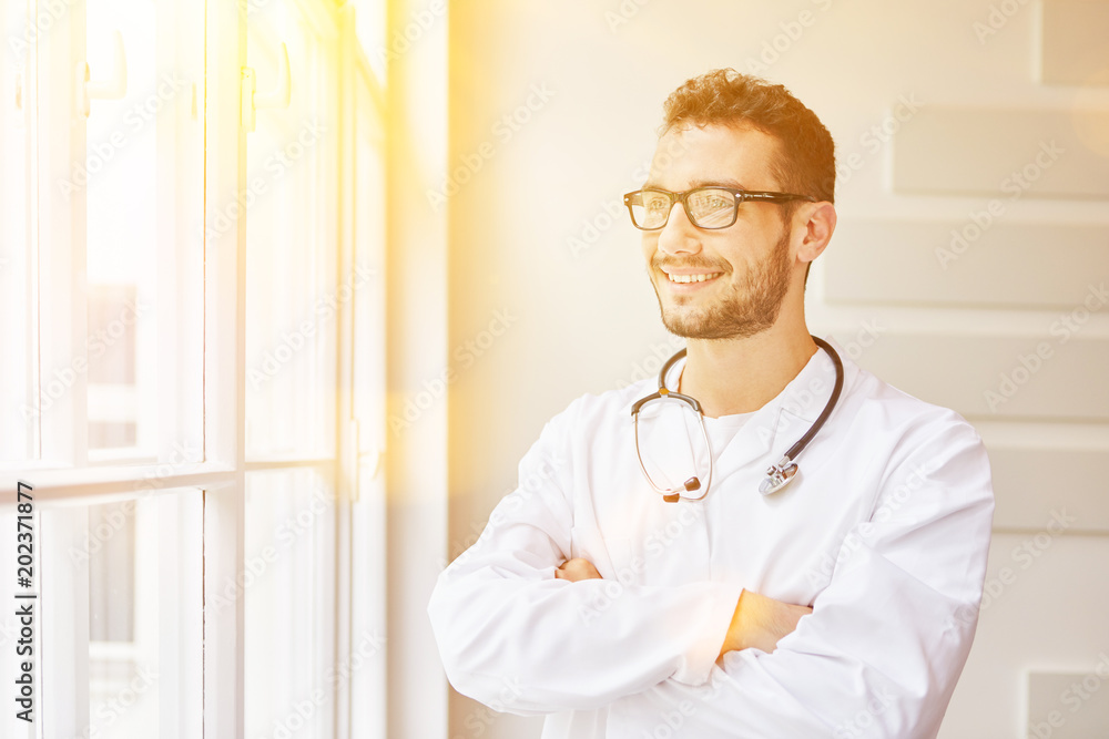 Mann als Arzt oder Doktor Stock Photo | Adobe Stock