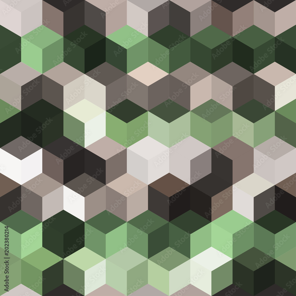 Hexagon grid seamless vector background. Bright polygons with six ...
