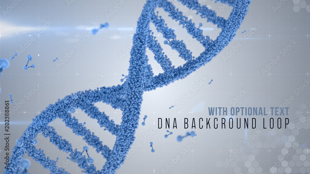 Spinning DNA Background Stock Template | Adobe Stock