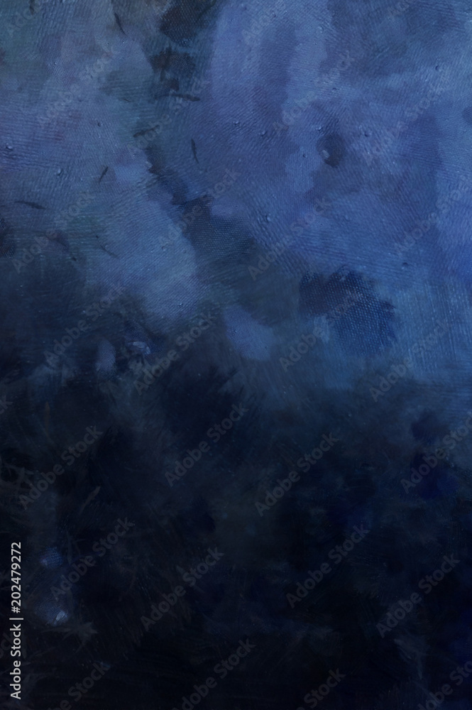 Detailed close-up dark blue grunge abstract background. Dry brush ... Detailed close-up dark blue grunge abstract background. Dry brush ...
