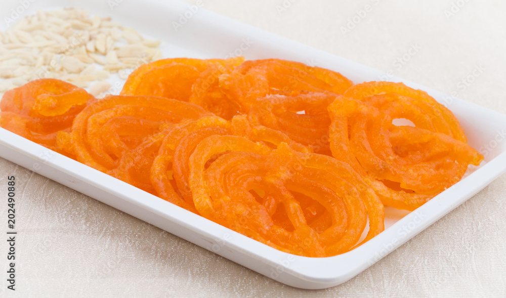 Jalebi, also Know as imarti, imarati, paneer jalebi or zulbia is a ...