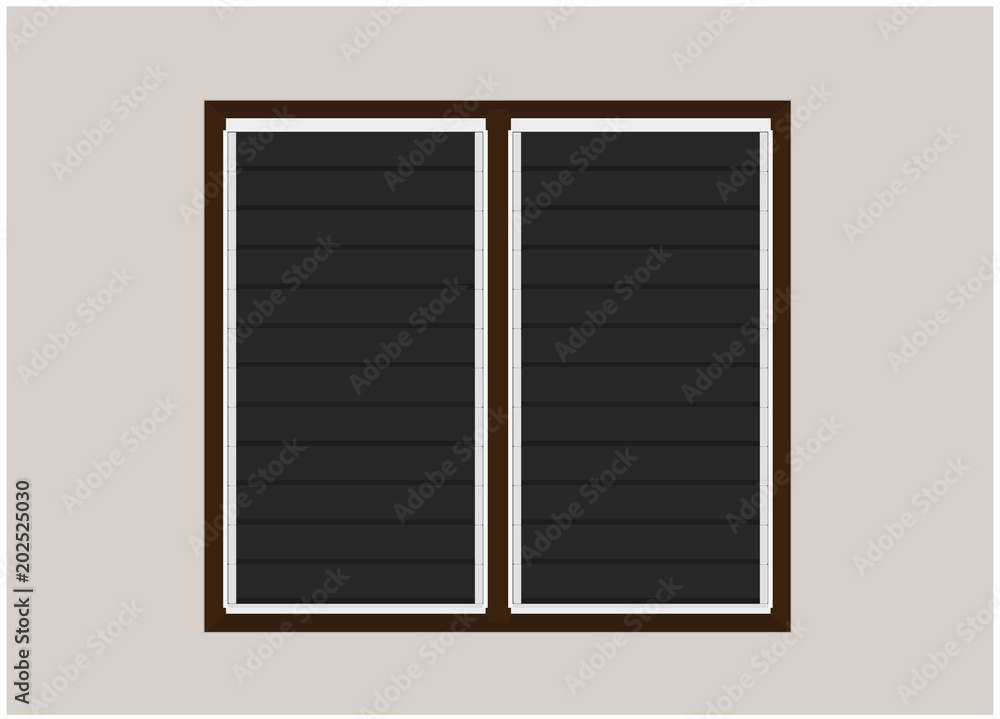 Beautiful black louver glass window texture background, illustration ...