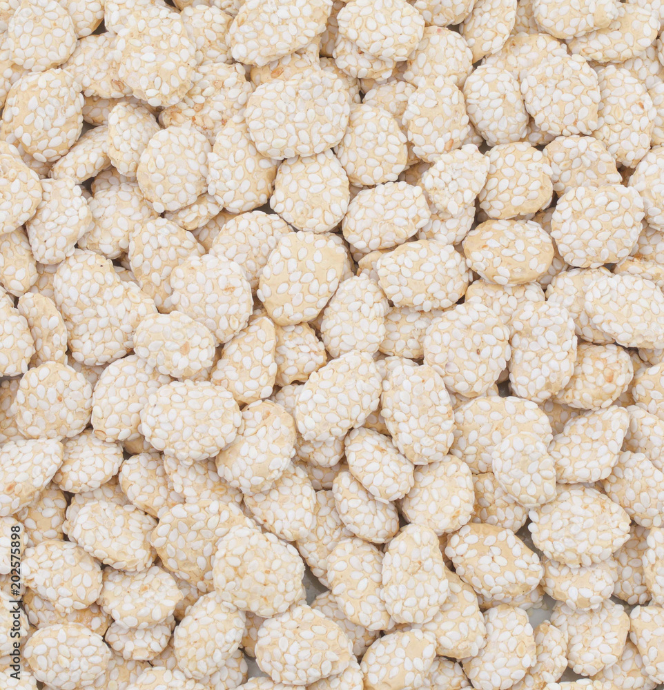 Indian Sweet Food Rewri also know as rewadi are popular in the Indian ...