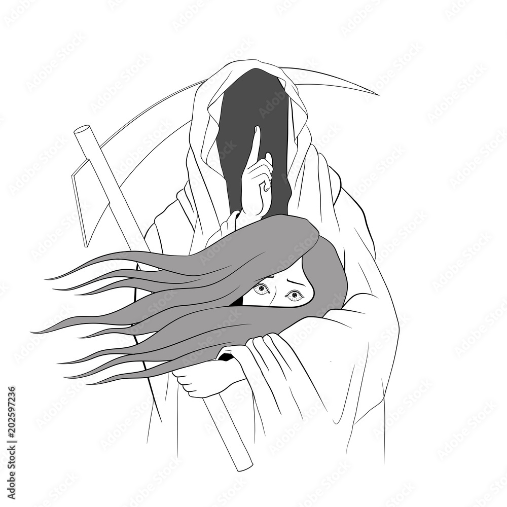Reaper Girl Tattoo