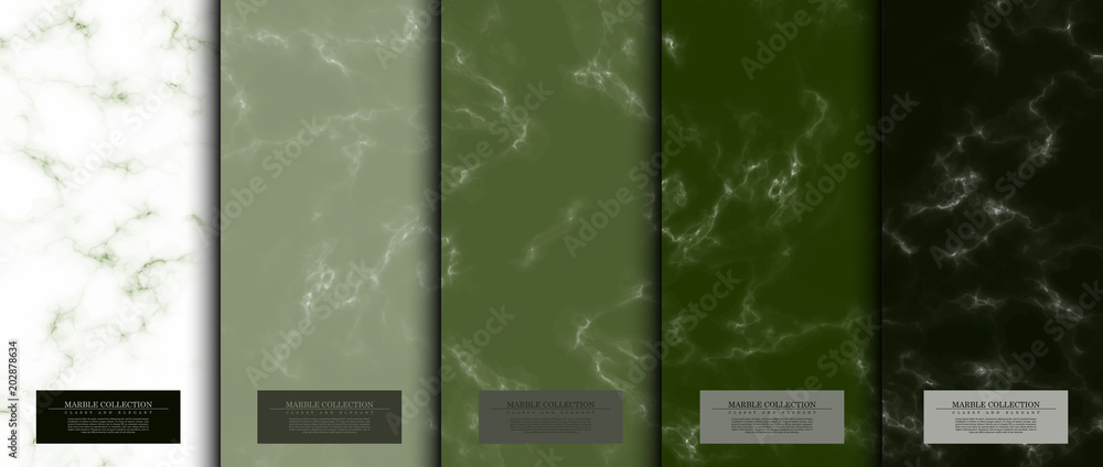 Marble collection abstract pattern texture matcha green background card ...
