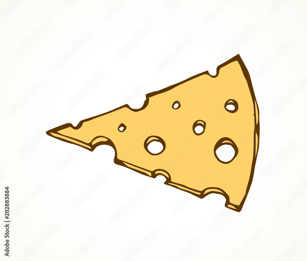 Cheese Slice Drawing