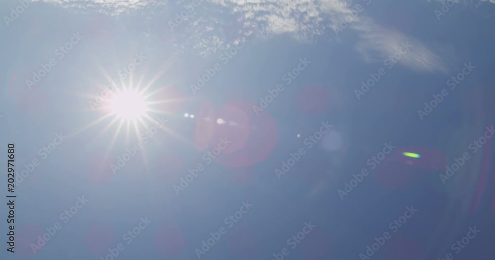 Reflection Plate of a Driving Plate: This view shows only the sky and ...