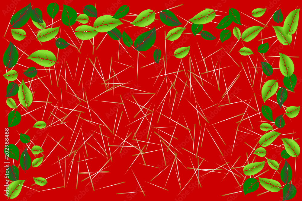 Green And Red Background Wallpaper Design