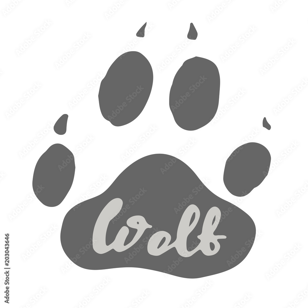 Wolf Paw Logo Design