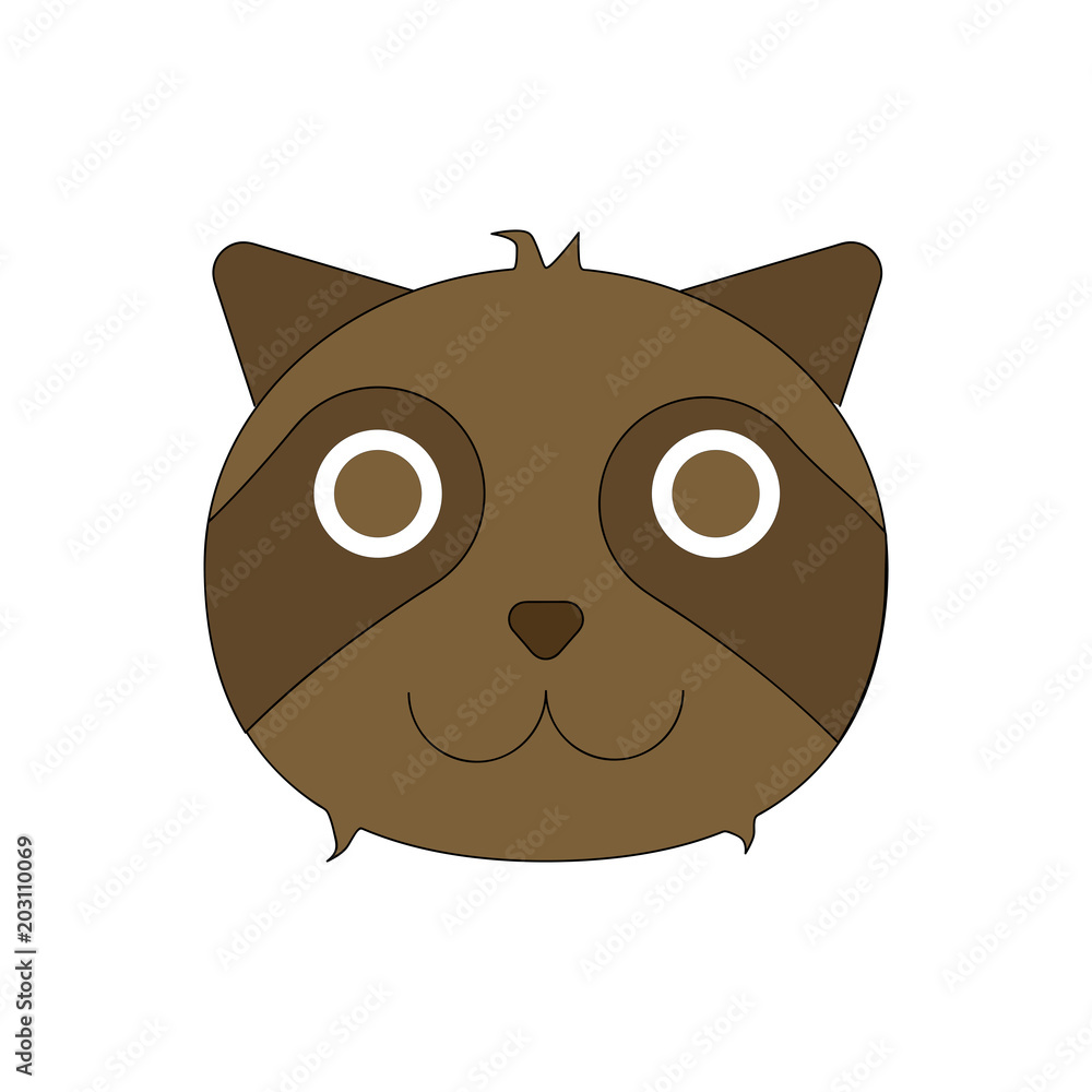 Cute cartoon Tanuki, Japanese raccoon dog character Stock Vector ...