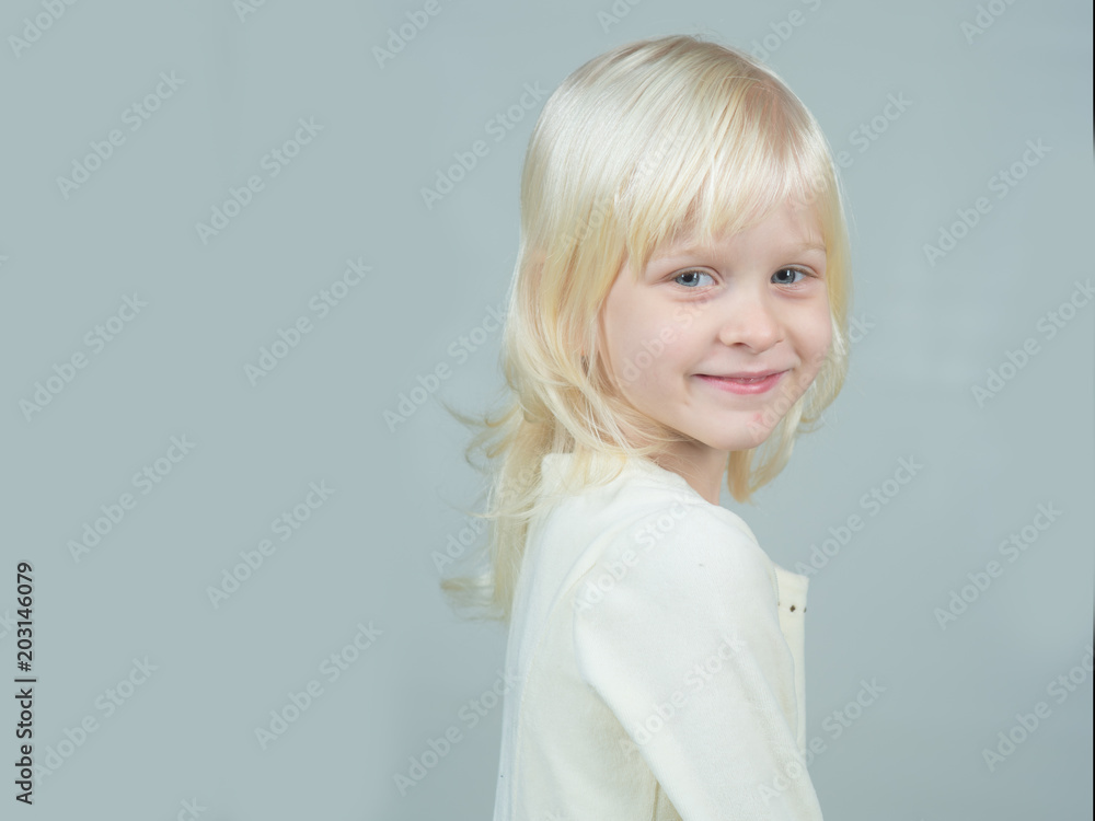 Toddler Girl With Blonde Hair