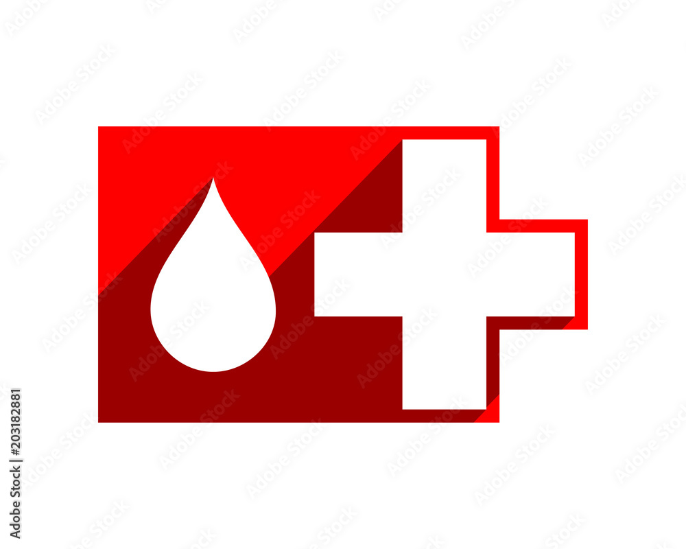 Grafika wektorowa Stock: medical plus red icon image vector icon ...