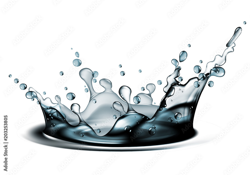 Water Splash Effect Illustrator
