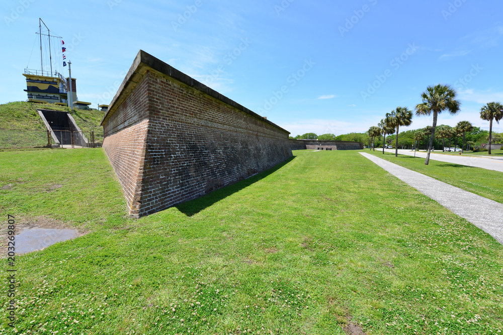 An American Fortress that was used from from 1776 to 1947. Stock Photo ...