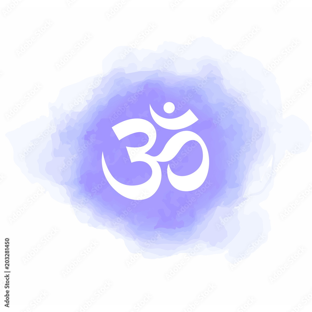 Buddhist Ohm Symbol