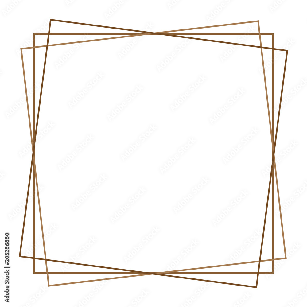 Square photo, picture frame, picture border. Conceptual crosshair ...