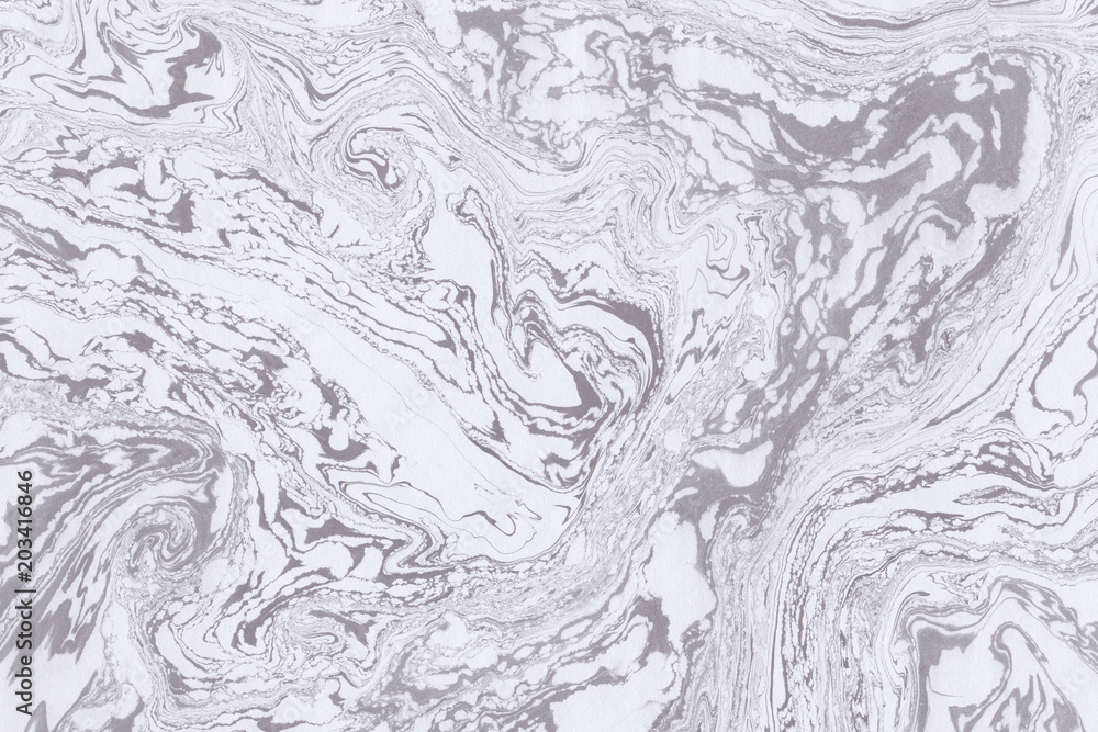 Suminagashi marble texture hand painted with indigo ink. Digital paper ...