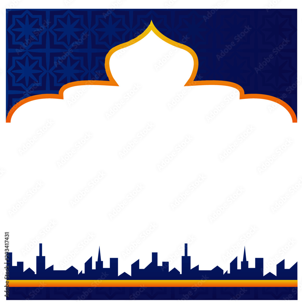 islamic background logo Stock Vector | Adobe Stock