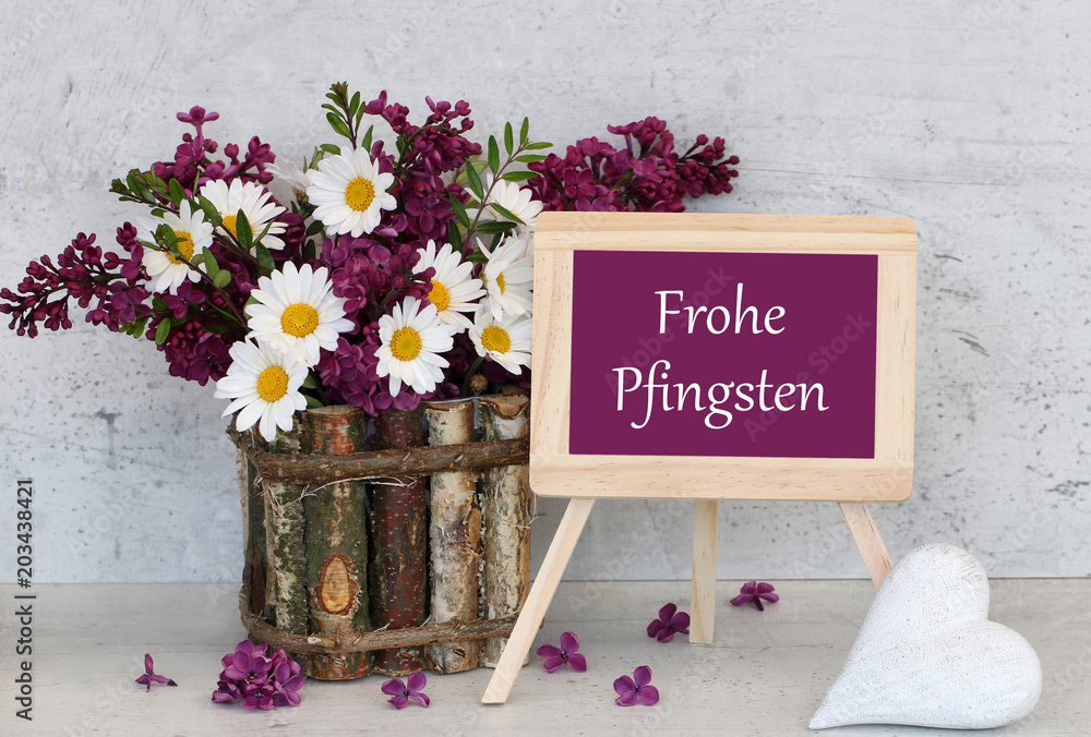 Frohe Pfingsten Stock-Foto | Adobe Stock