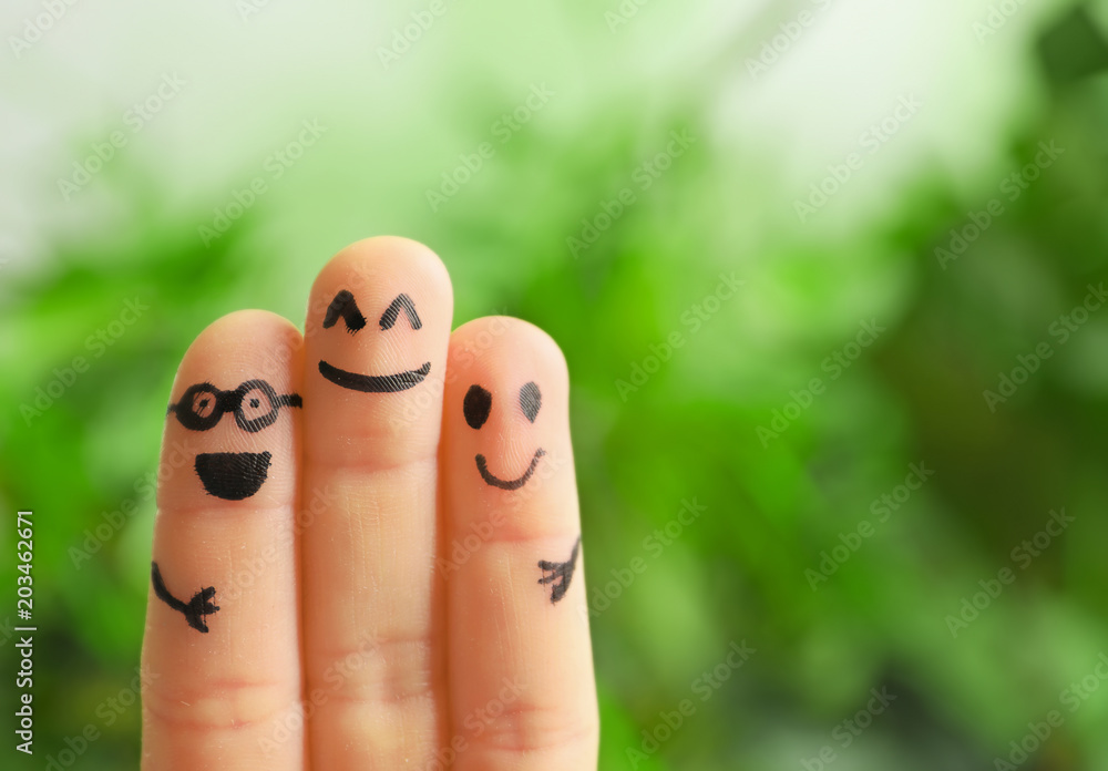 Finger Drawings Faces