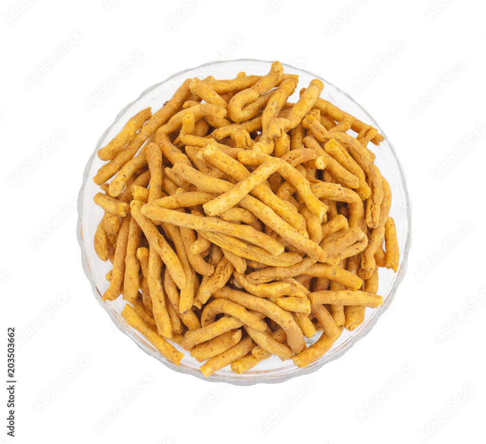 Sev is a popular Indian snack food consisting of small pieces of ...