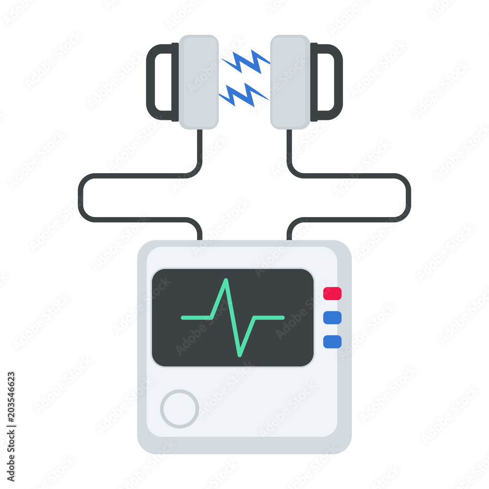 Defibrillator machine icon Stock Vector | Adobe Stock