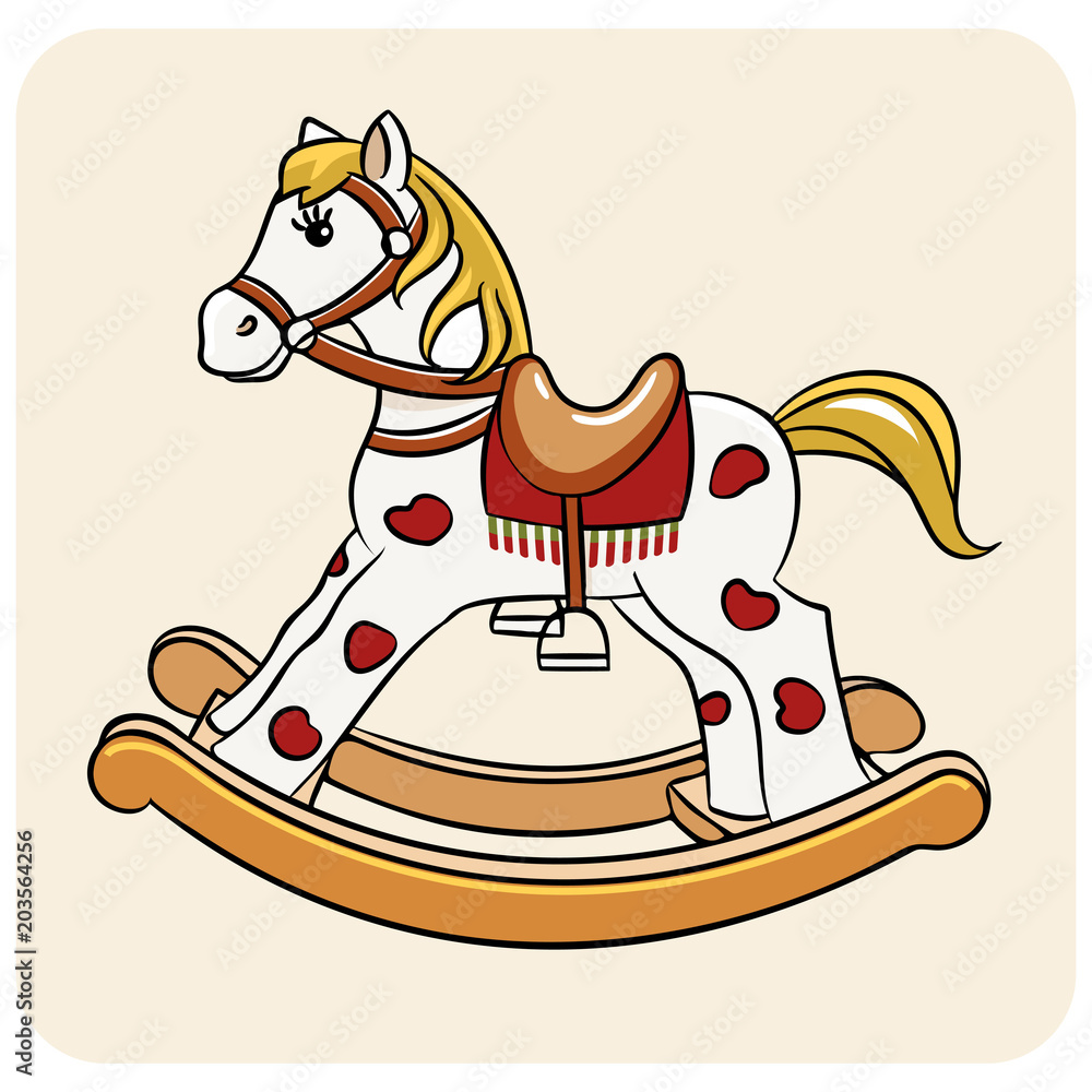 Rocking Horse Vector