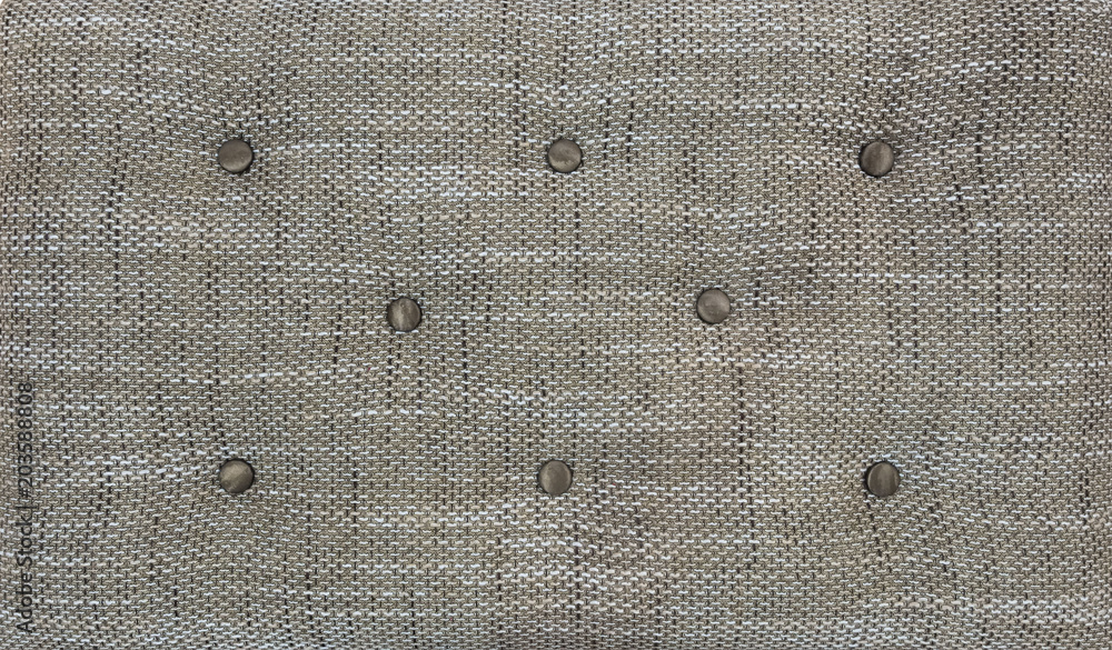 Decorative textile background with coach-type screed Capitone ...