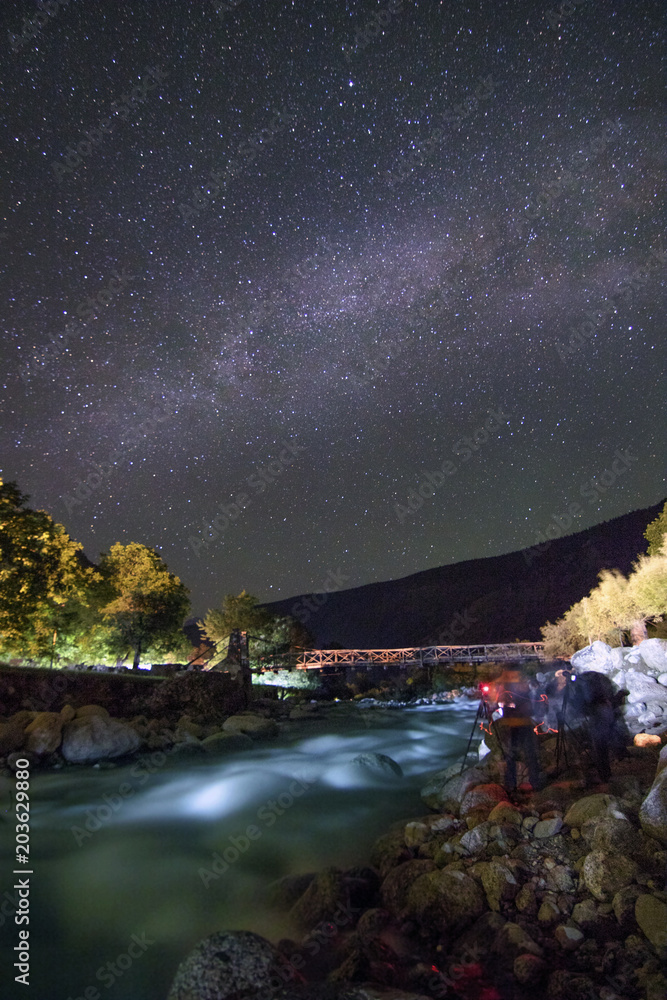 slow shutter photography of river water in kalash , Kafiristan ...