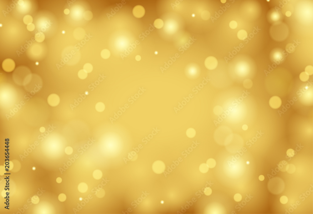 Gold Bokeh Background