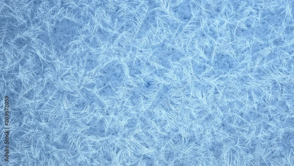 Ice Freezing Animation of the Screen from Borders to the Center ...