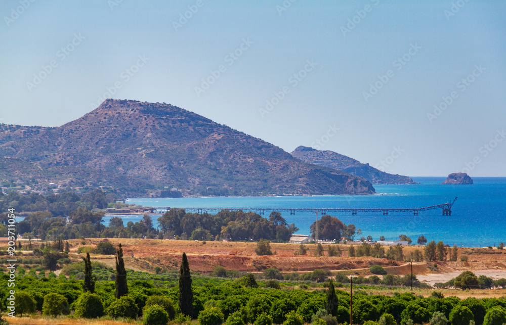 Foto de Morpou bay, Karavostasi and Limnitis viewed from Lefka area in ...