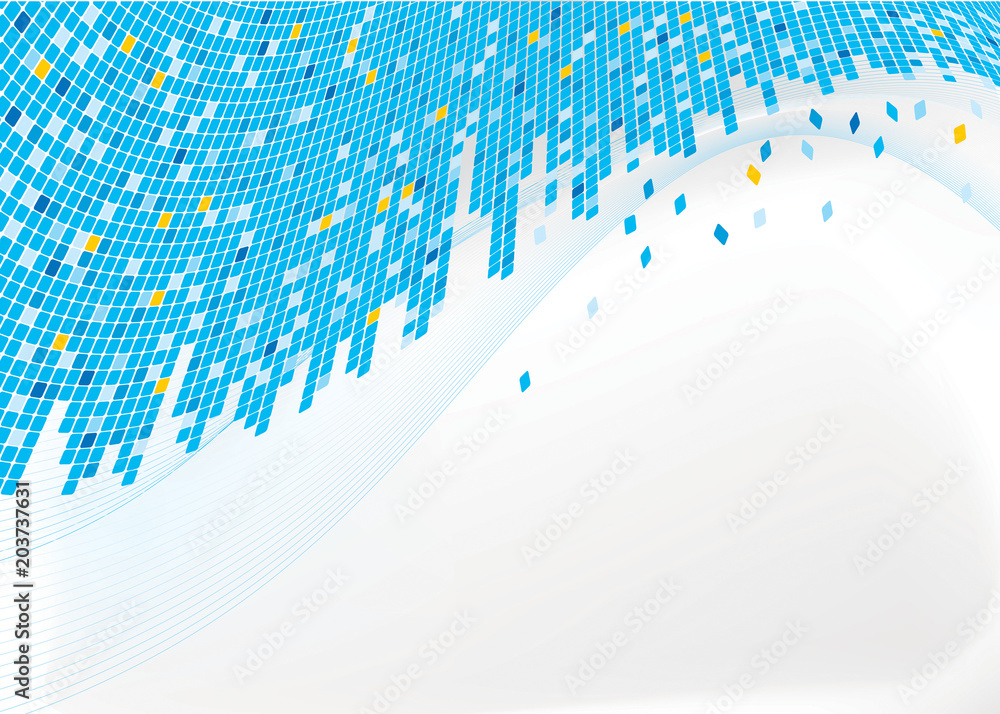 Light blue background in modern style on white background. Geometric ...