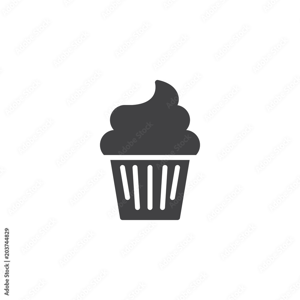 Cupcake Vector Simple