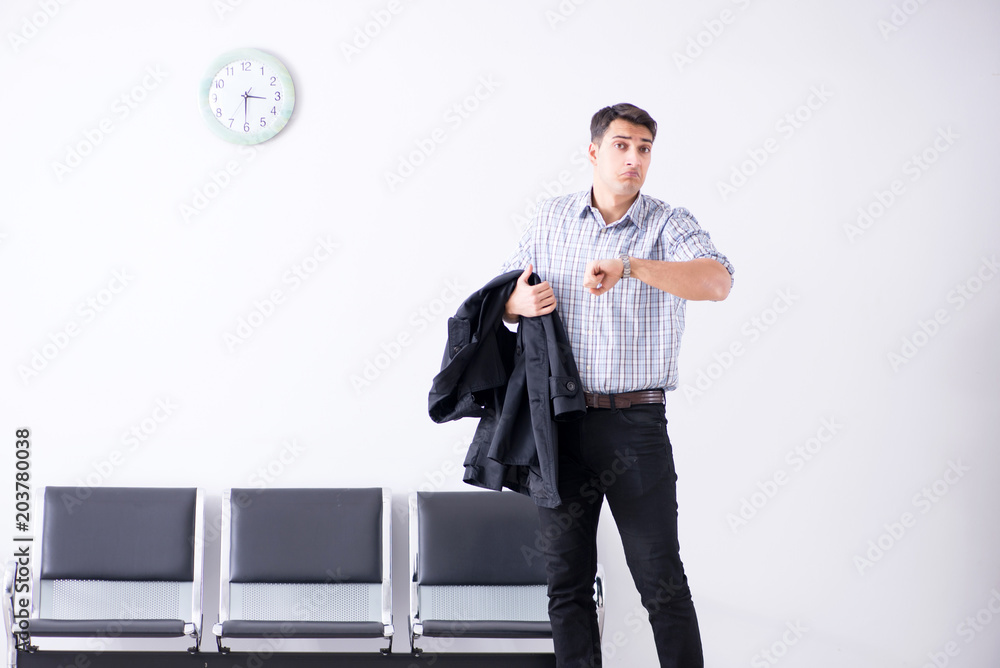 Person Waiting Impatiently