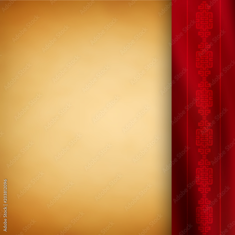 Ancient papyrus .Chinese antique background Stock Vector | Adobe Stock