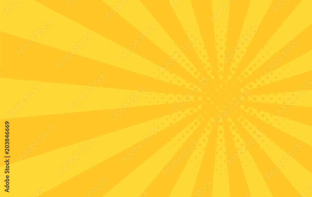 Rays background. Illustration for your bright beams design. Sun ray ...
