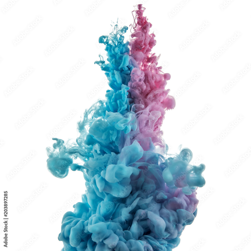 color splashes of ink Stock Photo | Adobe Stock