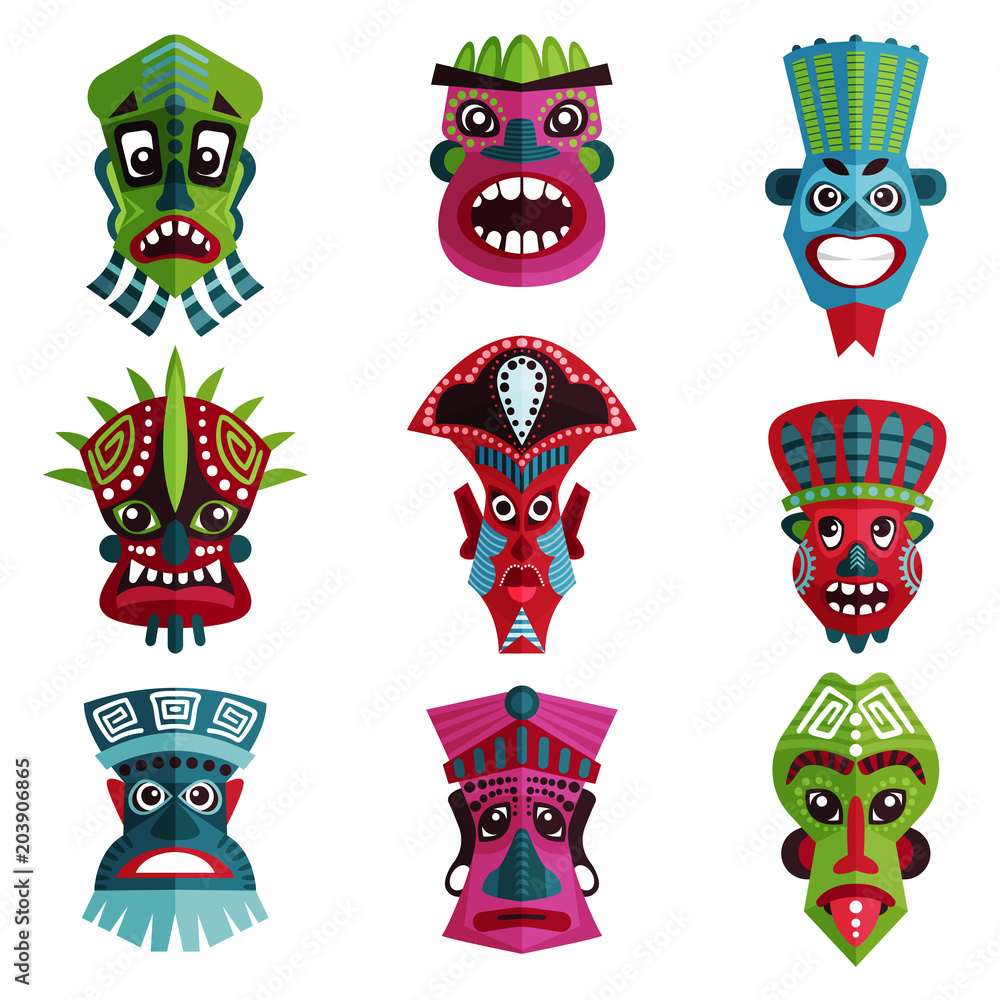 African Tribes Zulu Mask