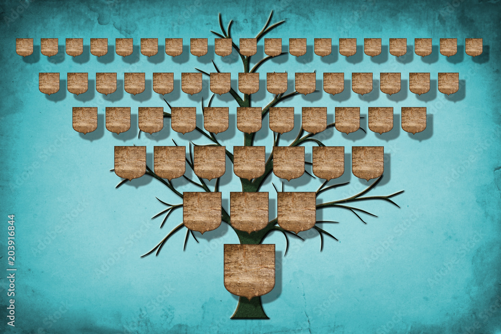 family tree illustration Stock Illustration | Adobe Stock