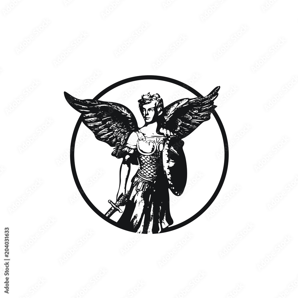 St Michael Black And White