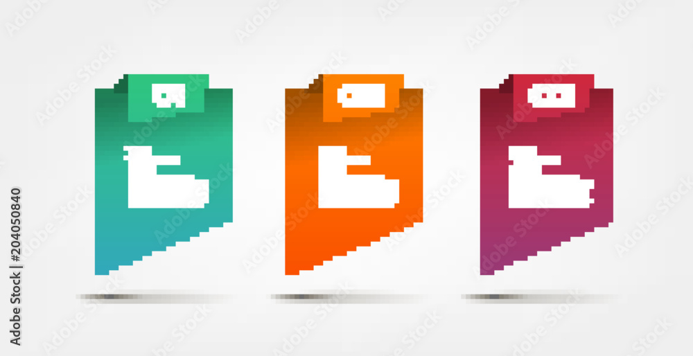 Gradient infographics step by step. Element of chart, graph, diagram ...