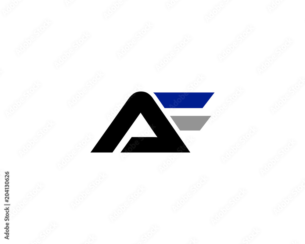 af letter logo Stock Vector | Adobe Stock