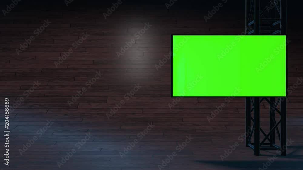 Virtual set studio backdrop digital interior 3d render Stock Video ...