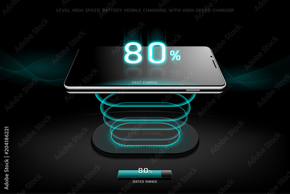 The Level Fast Charging Smartphone wireless charging design style on ...