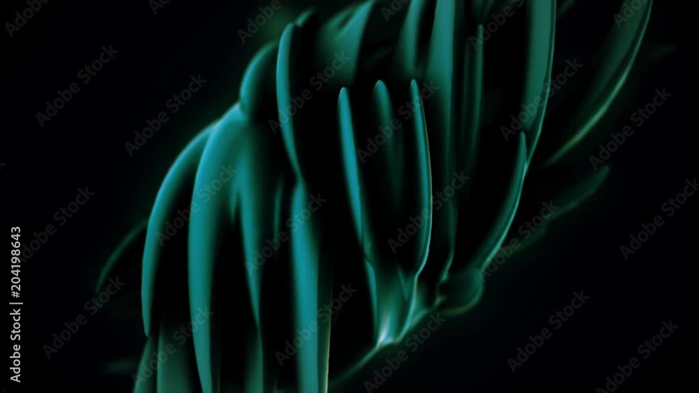 Dark Sphere is transforming into a needle-shaped figure. Silky smooth ...