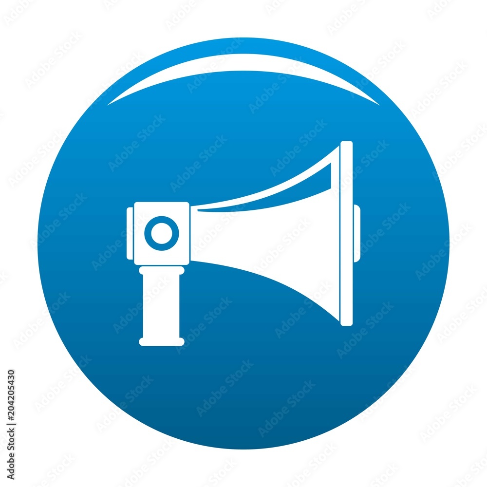 Blue Megaphone Icon