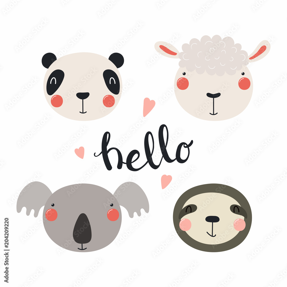 Hello Funny Animal